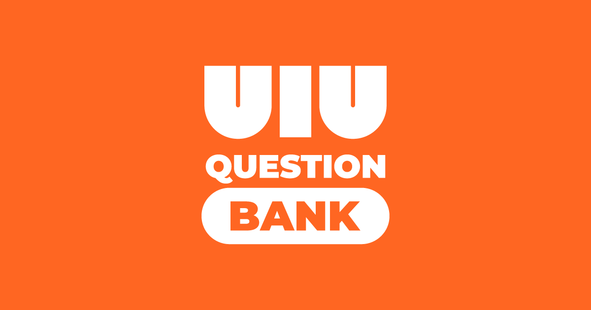 UIU Question Bank